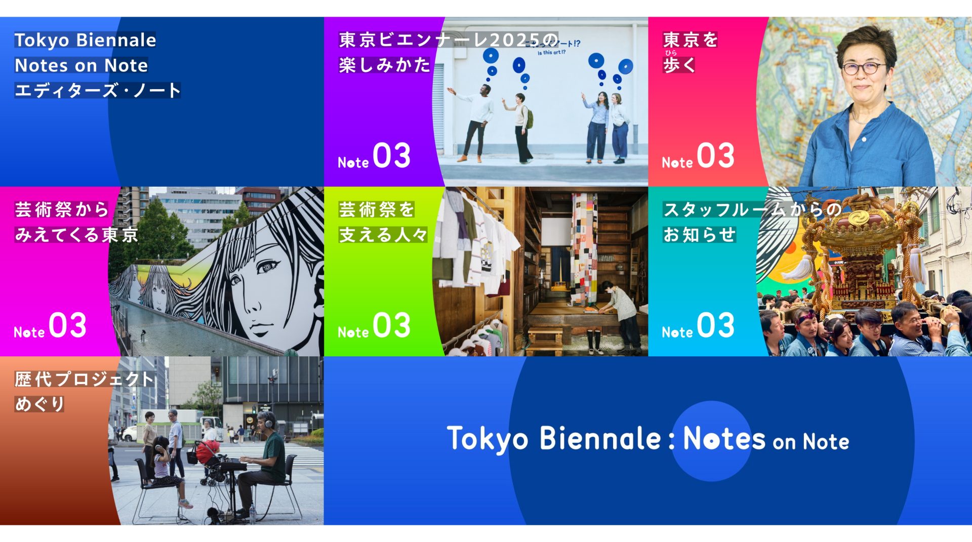 東京ビエンナーレウェブマガジン『Notes on Note』第3号 | Tokyo Biennale