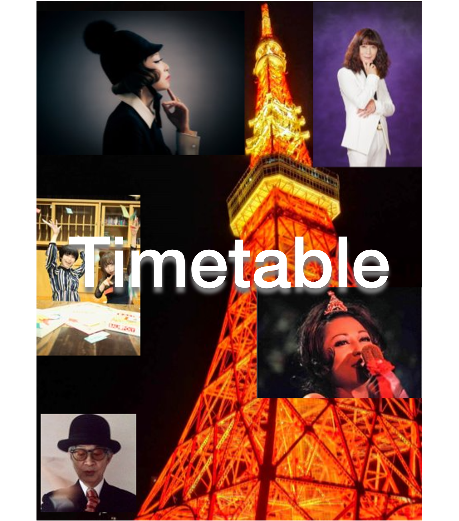 Songs of Tokyo｜Timetable announced for 10/21 (Sat) at Tokyo Tower ...